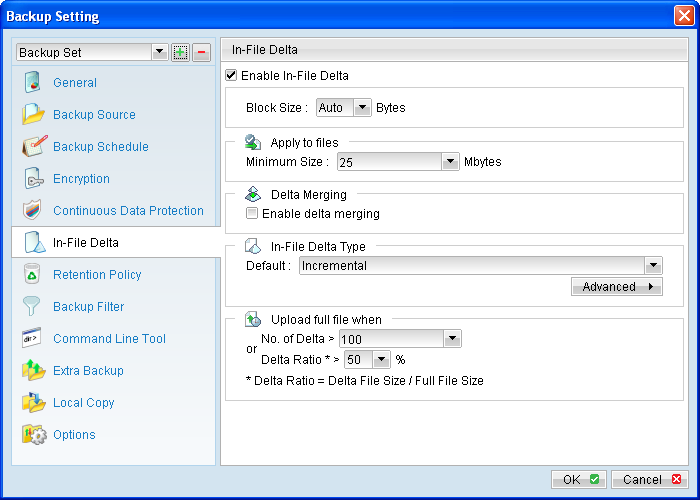 9 In-file Delta Technology