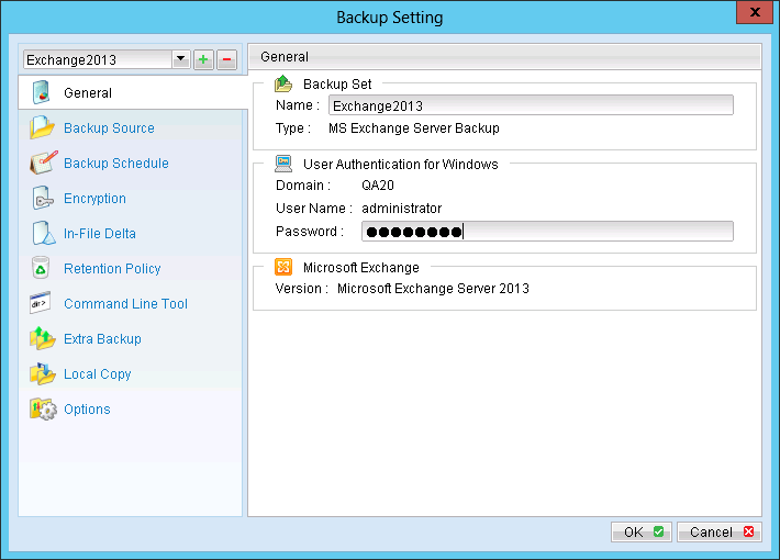 15 Backup / Restore Microsoft Exchange Server