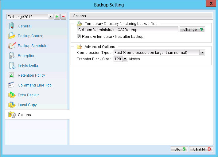 15 Backup / Restore Microsoft Exchange Server