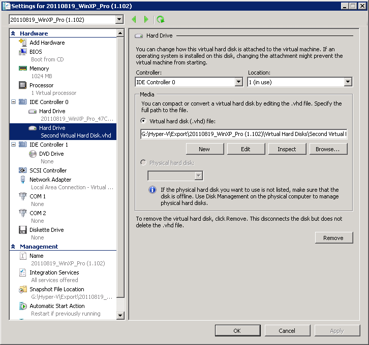 14 Backup / Restore Microsoft Virtual Machines